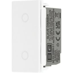 British General 2-Way LED Modular Dimmer Switch White - Screwfix