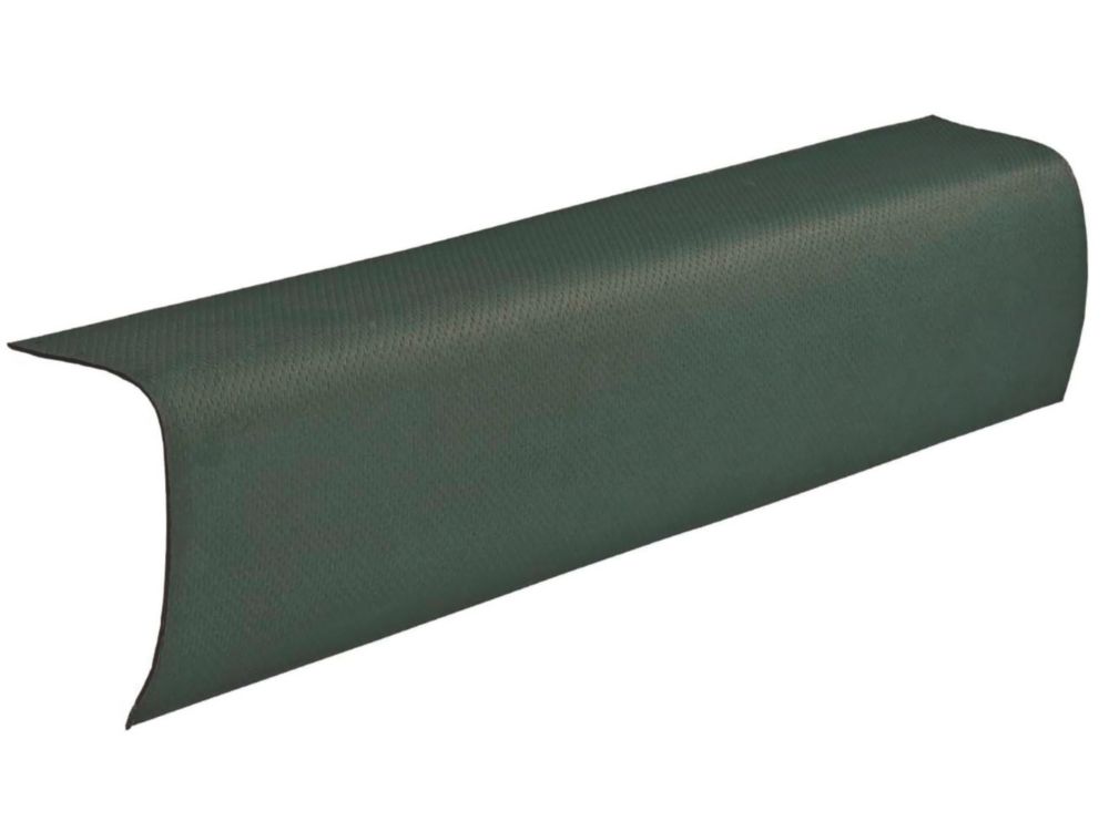 Corrugated Bitumen Edge Piece Green 1000mm x 2.2mm x 330mm - Screwfix