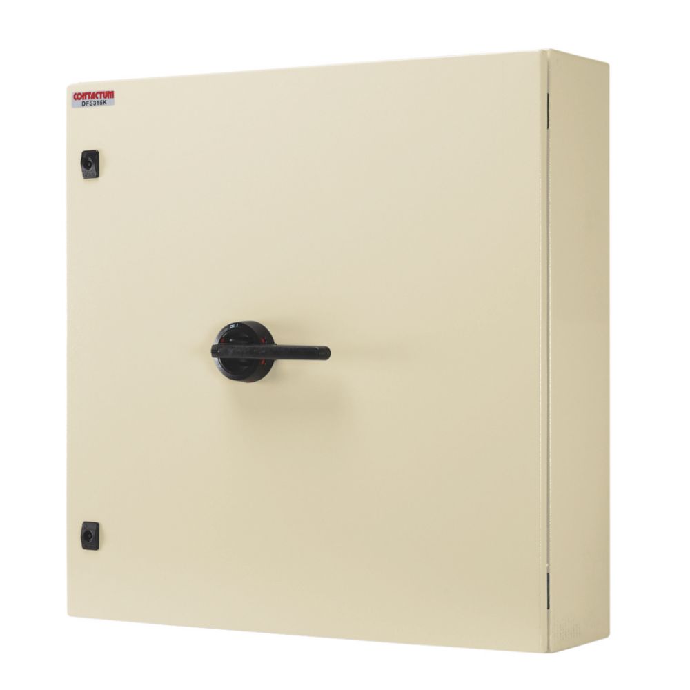 Contactum DFS315K 315A 3P+N+E Fused 3-Phase Enclosed Switch Fuse - Screwfix