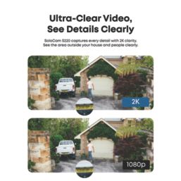 Eufy Solo Cam S220 Rechargeable Battery-Operated White Wireless 2K ...