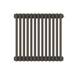 Acova 600mm x 628mm 2701BTU Bronze Horizontal 3 Column Radiator - Screwfix