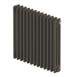 Acova 600mm x 628mm 2701BTU Bronze Horizontal 3 Column Radiator - Screwfix