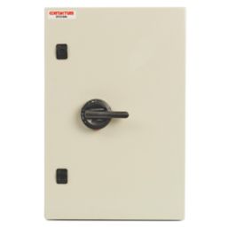 Contactum DFS100K 100A 3P+N+E Fused 3-Phase Enclosed Switch Fuse - Screwfix