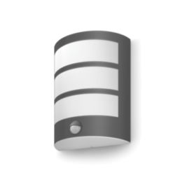 Philips Python Outdoor LED Wall Light With PIR Sensor Anthracite 6W ...