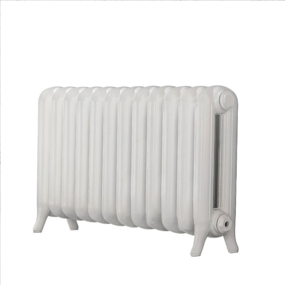 Arroll 549mm x 946mm 3480BTU White Cast Iron 2 Column Radiator - Screwfix