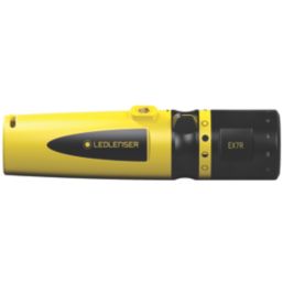 LEDlenser EX7R Rechargeable LED ATEX Hand Torch Yellow 220lm - Screwfix