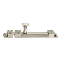 Smith & Locke Straight Door Bolt Satin Nickel 100mm - Screwfix