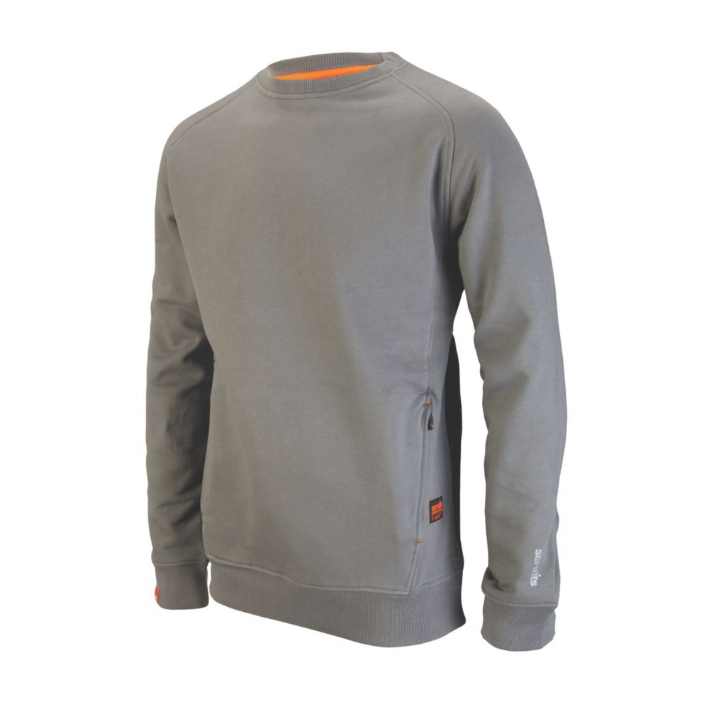 Scruffs Eco Worker Sweatshirt Graphite X Large 49.5" Chest - Screwfix