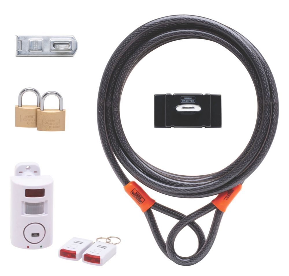 Burg-Wachter Shed Security Kit 5 Pieces - Screwfix