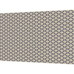 Splashwall Blue / Yellow Alloy Splashback 600mm x 800mm x 4mm - Screwfix