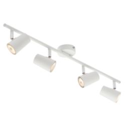 Inlight Harvey Linear 4-Light Spotlight White - Screwfix