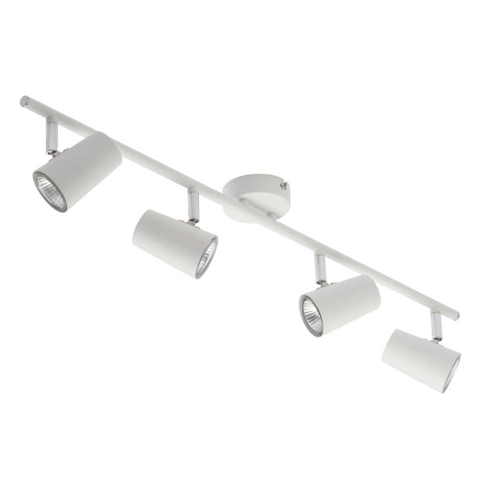 Inlight Harvey Linear 4-Light Spotlight White - Screwfix