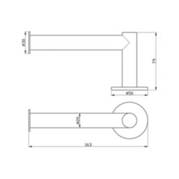 Swirl Caldew Toilet Roll Holder Chrome - Screwfix