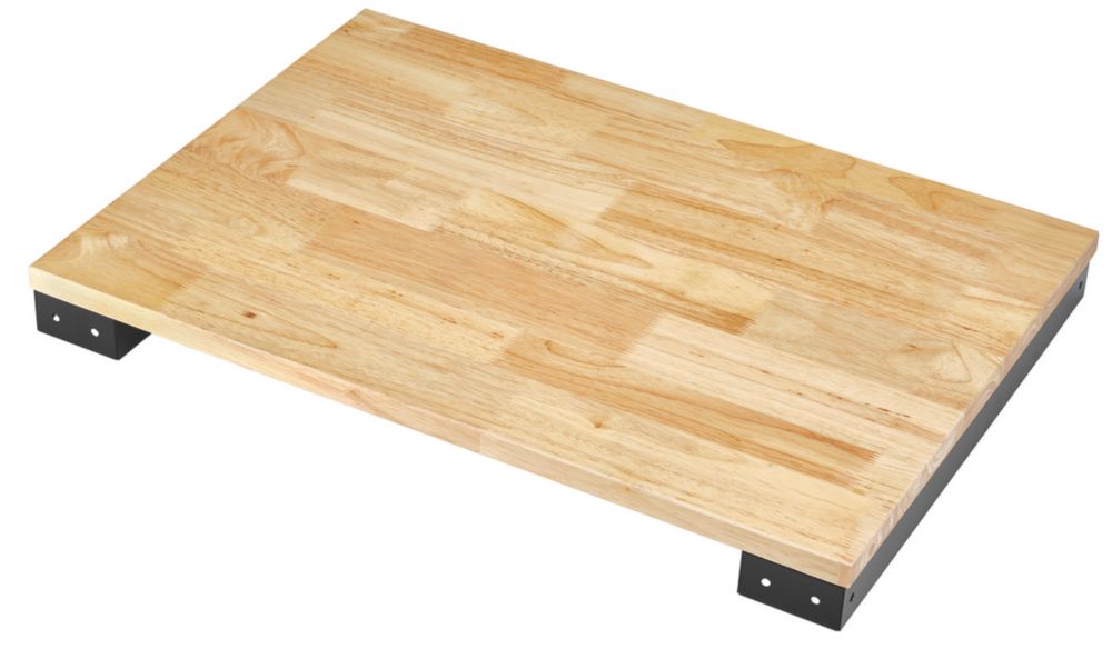 Bunker Hardwood 646mm Worktop for 3-Tier Tool Trolley - Screwfix