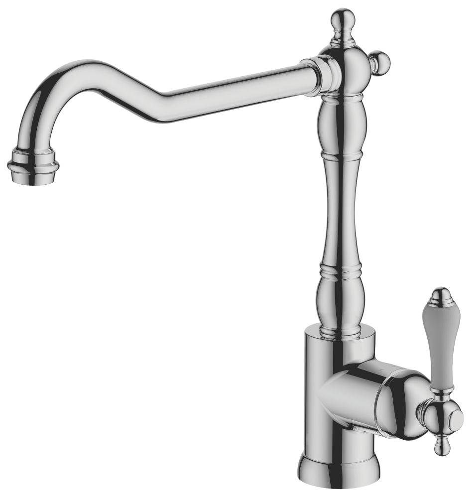Swirl Traditional Monobloc Kitchen Mixer Tap Chrome | Kitchen Mixer ...