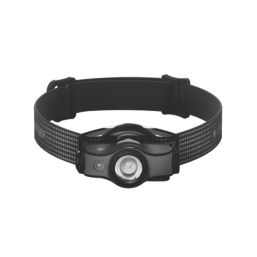 LEDlenser MH5 Rechargeable LED Head Torch Black 400lm - Screwfix