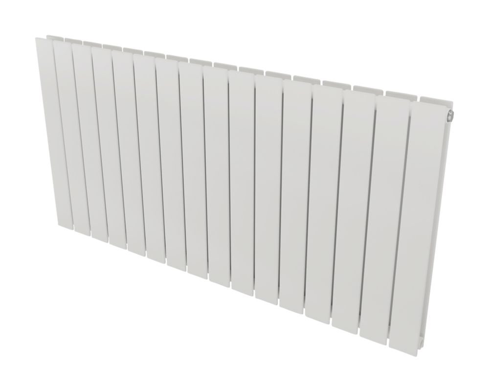 Ximax Oceanus 600mm x 1195mm 3901BTU White Horizontal Designer Radiator ...