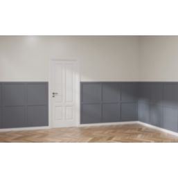 MDF Shaker Wall Panelling 63mm x 9mm x 1200mm 6 Pack - Screwfix