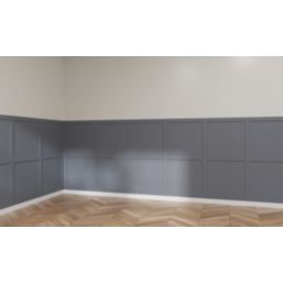 MDF Shaker Wall Panelling 63mm x 9mm x 1200mm 6 Pack - Screwfix