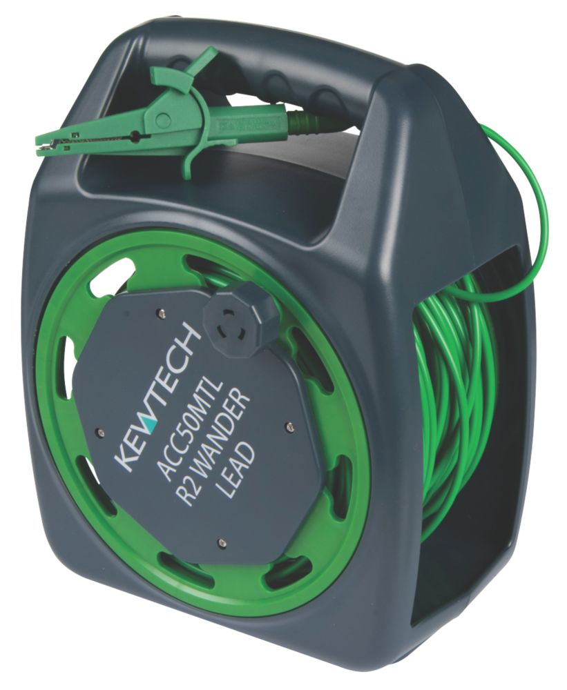 Kewtech Test Lead Extension Reel 50m - Screwfix