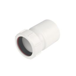 McAlpine ZT26L Compression Straight Reducer White 50mm x 40mm - Screwfix