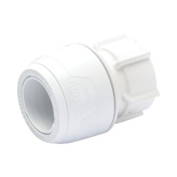 Hep2O Plastic Push-Fit Straight Keyless Tap Connector 22mm x 3/4 ...