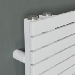 Ximax Watson Open 1185mm x 600mm 1925BTU White Vertical Towel Radiator ...
