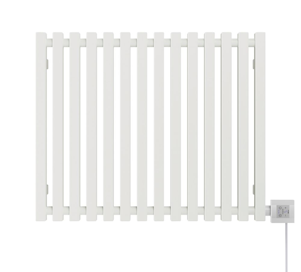 Terma Triga E Wall-Mounted Oil-Filled Radiator Textured White 600W ...