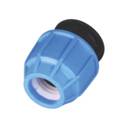 FloPlast 492006 MDPE Terminal Cap 25mm - Screwfix