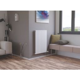 Ximax 900mm x 595mm 2829BTU White Vertical Designer Radiator - Screwfix