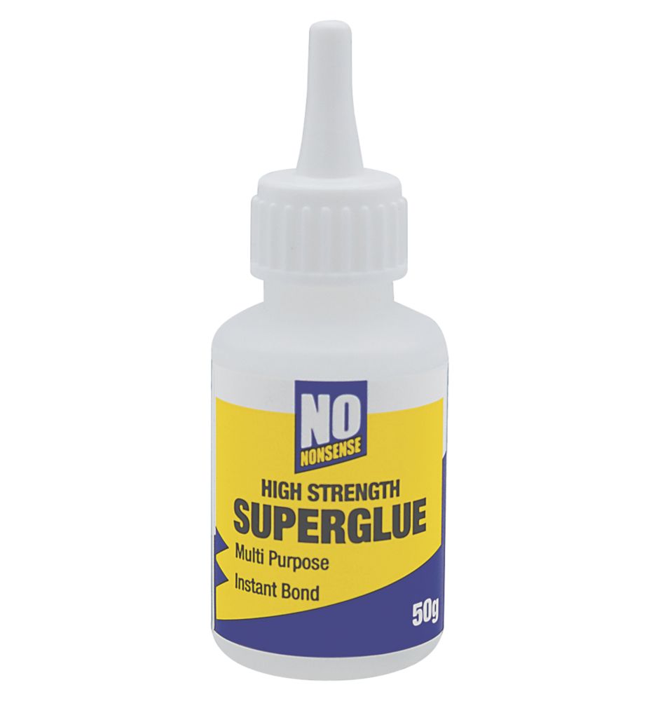 No Nonsense Superglue 50g | Contact Adhesives | Screwfix.com