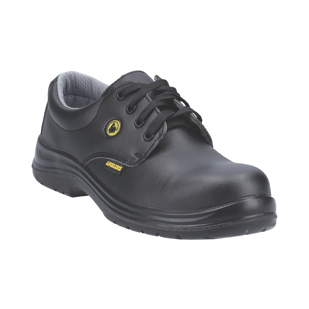 Amblers FS662 Size 5 Black Safety Shoes - Screwfix