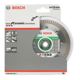 Bosch Tile Turbo Diamond Disc 115mm x 22.23mm - Screwfix