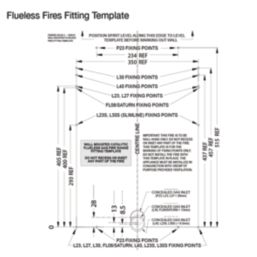 Focal Point Ebony Black Rotary Control Wall-Mounted Gas Flueless Fire ...