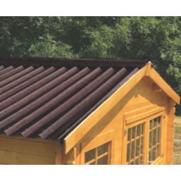 Onduline Easyfix Corrugated Bitumen Roofing Sheets Brown 2000mm x 2.6mm ...
