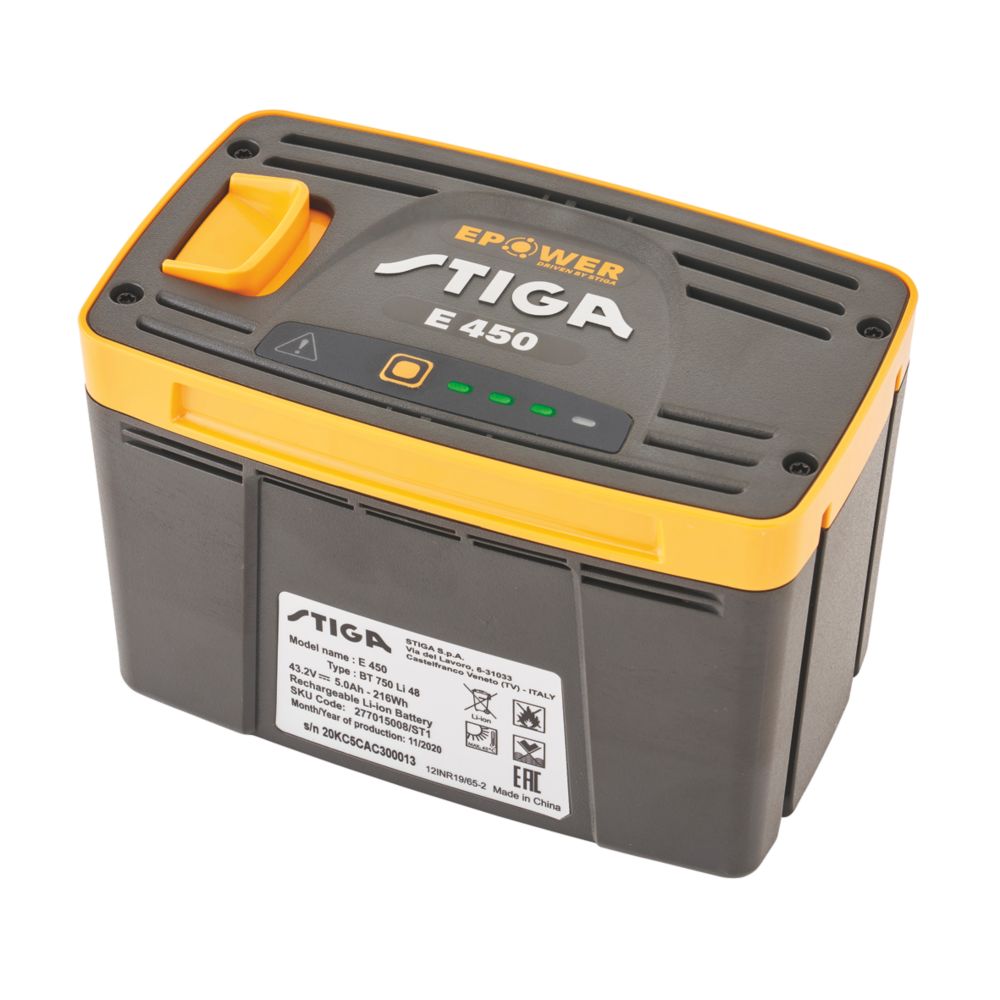 Stiga E 450 48V 5.0Ah Li-Ion E-Power Battery - Screwfix