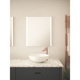 Light Tech Mirrors Wesley Rectangular Illuminated LED Mirror With ...