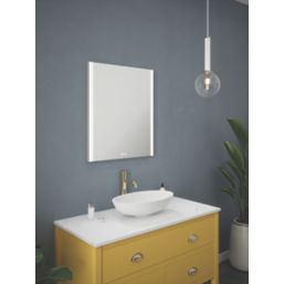 Light Tech Mirrors Wesley Rectangular Illuminated LED Mirror With ...