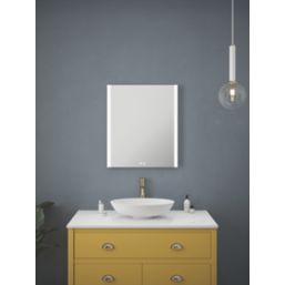 Light Tech Mirrors Wesley Rectangular Illuminated LED Mirror With ...