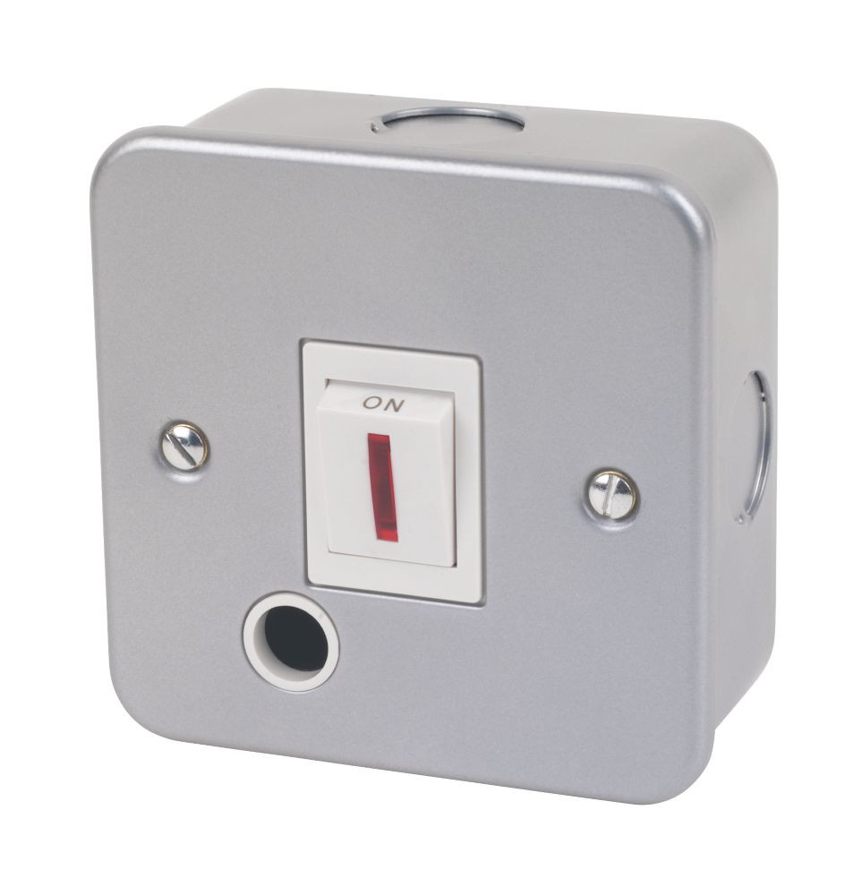 1 Gang Metal Clad Switches | Metal Clad Switches & Sockets | Screwfix.com