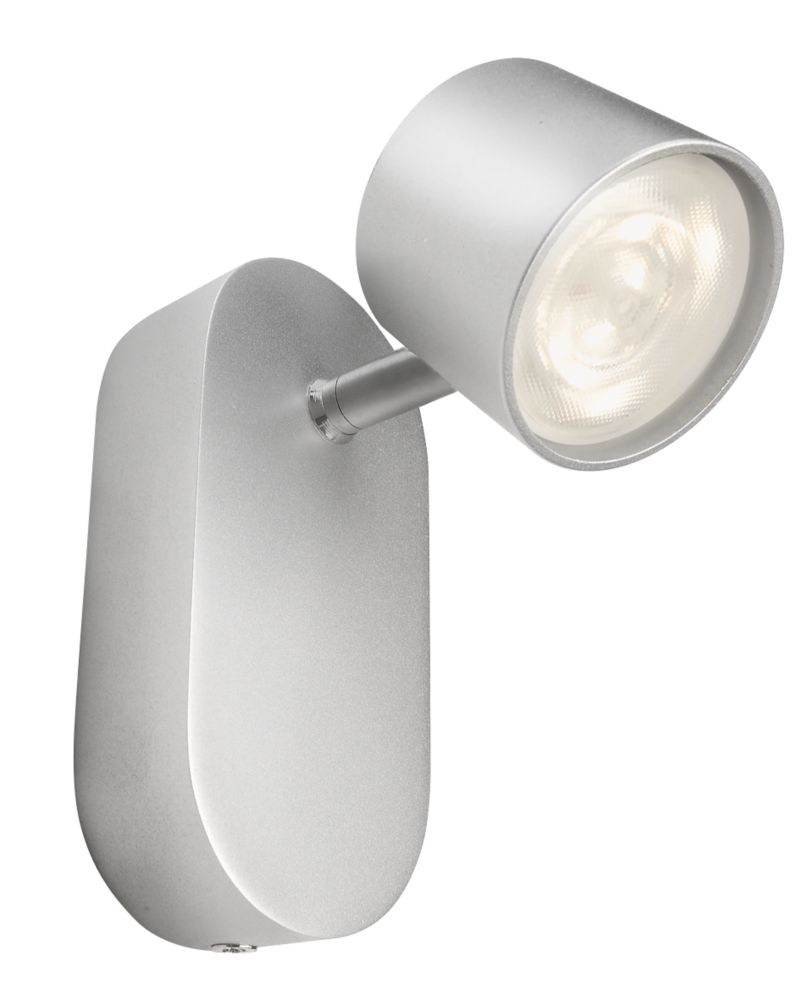 Philips Star LED Single Spotlight Aluminium 4.5W 500lm - Screwfix