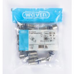 Wavin Tigris Multi-Layer Composite Press-Fit Reducing Coupler 25mm x ...