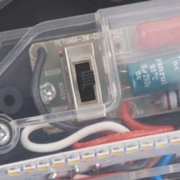 Saxby Severus CCT Outdoor LED Wall Light Black 3W 120lm - Screwfix