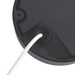 Saxby Severus CCT Outdoor LED Wall Light Black 3W 120lm - Screwfix