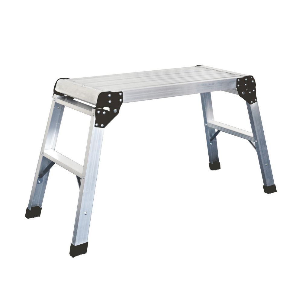 Magnusson Aluminium 500mm x 600mm Folding Work Platform - Screwfix