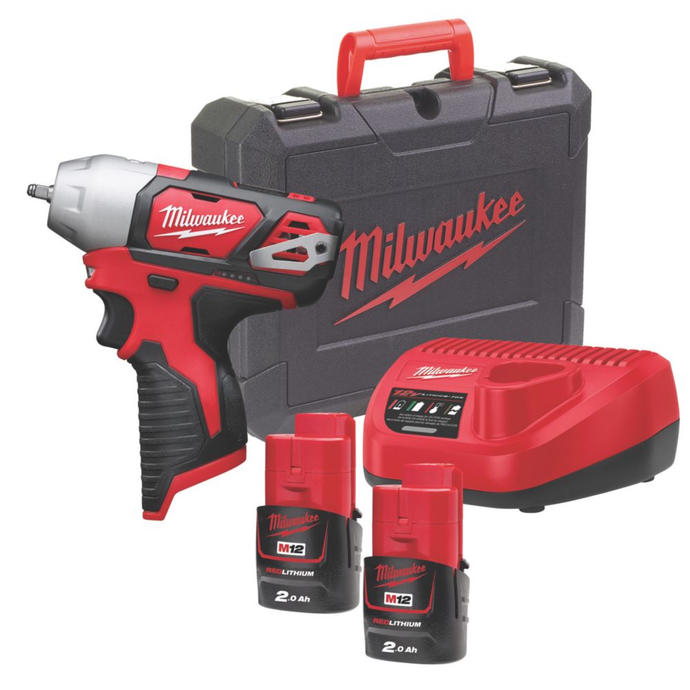 Milwaukee M12 BIW14-202C 12V 2 x 2.0Ah Li-Ion RedLithium Cordless Sub ...