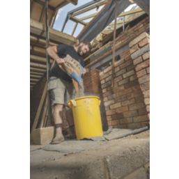 Red Gorilla Polyethylene Bucket Yellow 50Ltr - Screwfix