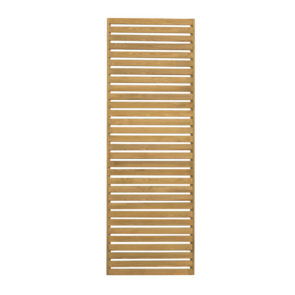 Forest Softwood Rectangular Slatted Trellis 2' x 6' 10 Pack - Screwfix