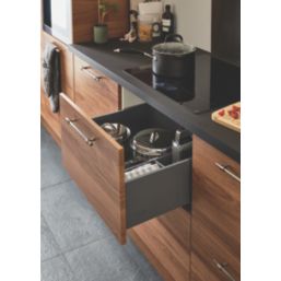 Essentials Soto Deep Drawer Box Matt Grey 600mm - Screwfix