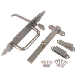 GateMate Suffolk Latch Silver 263mm - Screwfix